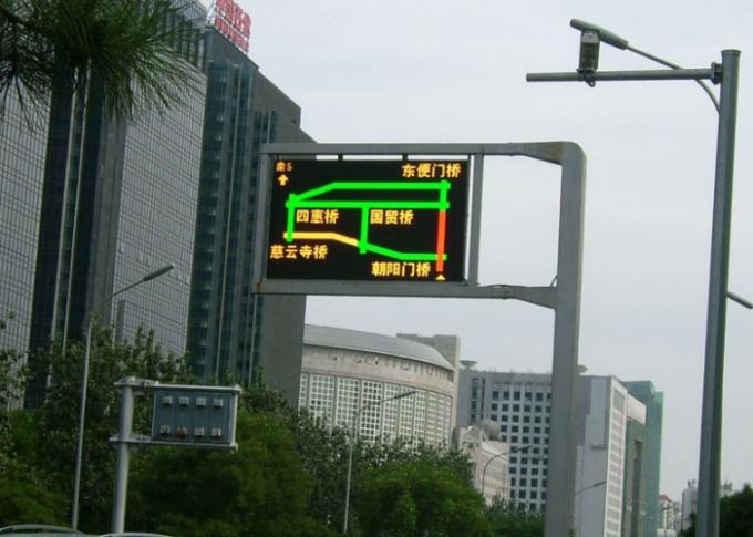 Customized P10 dynamic traffic signs Smart City Warning LED Display