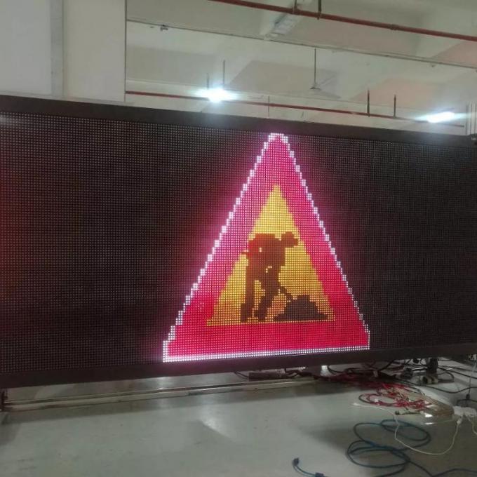 12mm Fixed Motorway VMS Signs 3 in1 SMD lens Traffic Matrix display