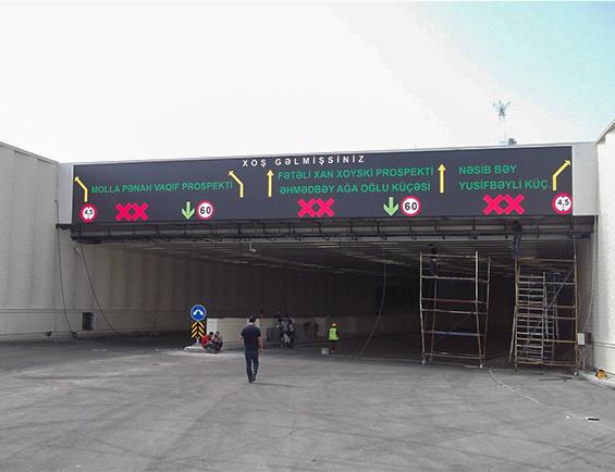 Overhead Warning Motorway VMS Signs LED Traffic Display Screen