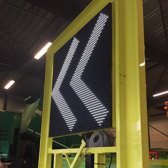 EN12966 NTCIP LED Traffic Control Sign Road Safety Vehicle Mounting