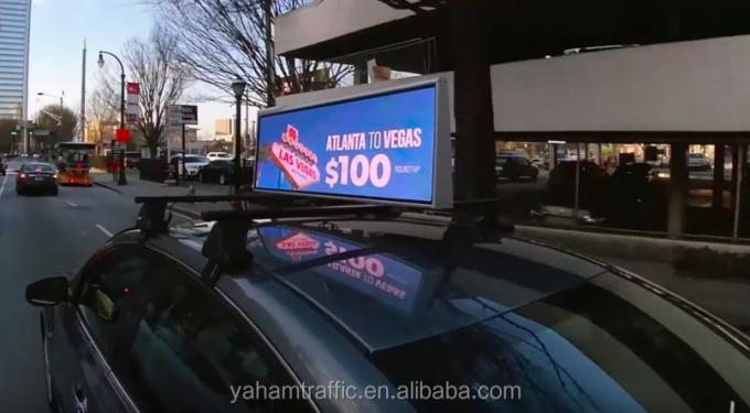 Outdoor Taxi Roof LED Display Double Side 4G Wifi P2.5 Car Roof ...