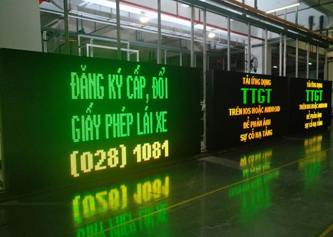 Outdoor Colorful VMS LED Display Dynamic Traffic Electronic Message Signs