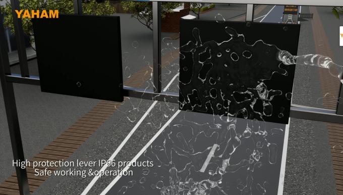 Highway VMS Speed Limit Boards Photo Sensors Virtual Message Sign