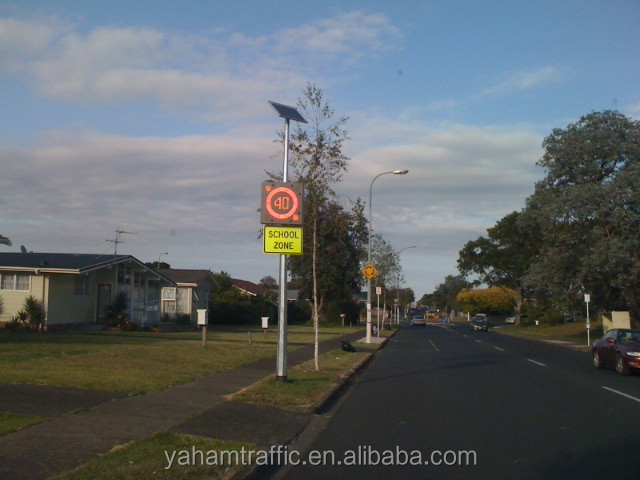 Highway VMS Speed Limit Boards Photo Sensors Virtual Message Sign